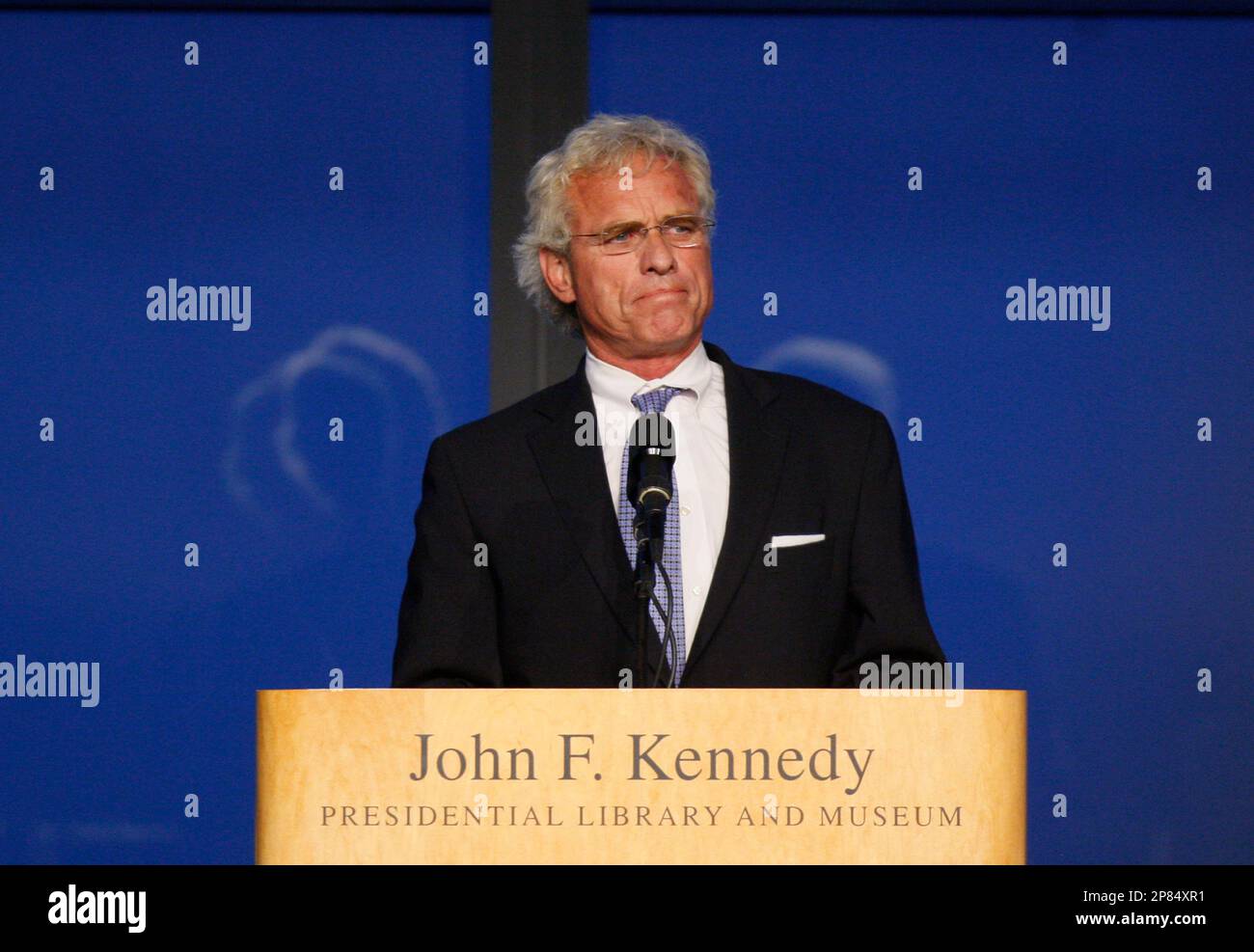 Joe Kennedy speaks at a Celebration of Life Memorial Service for Sen ...
