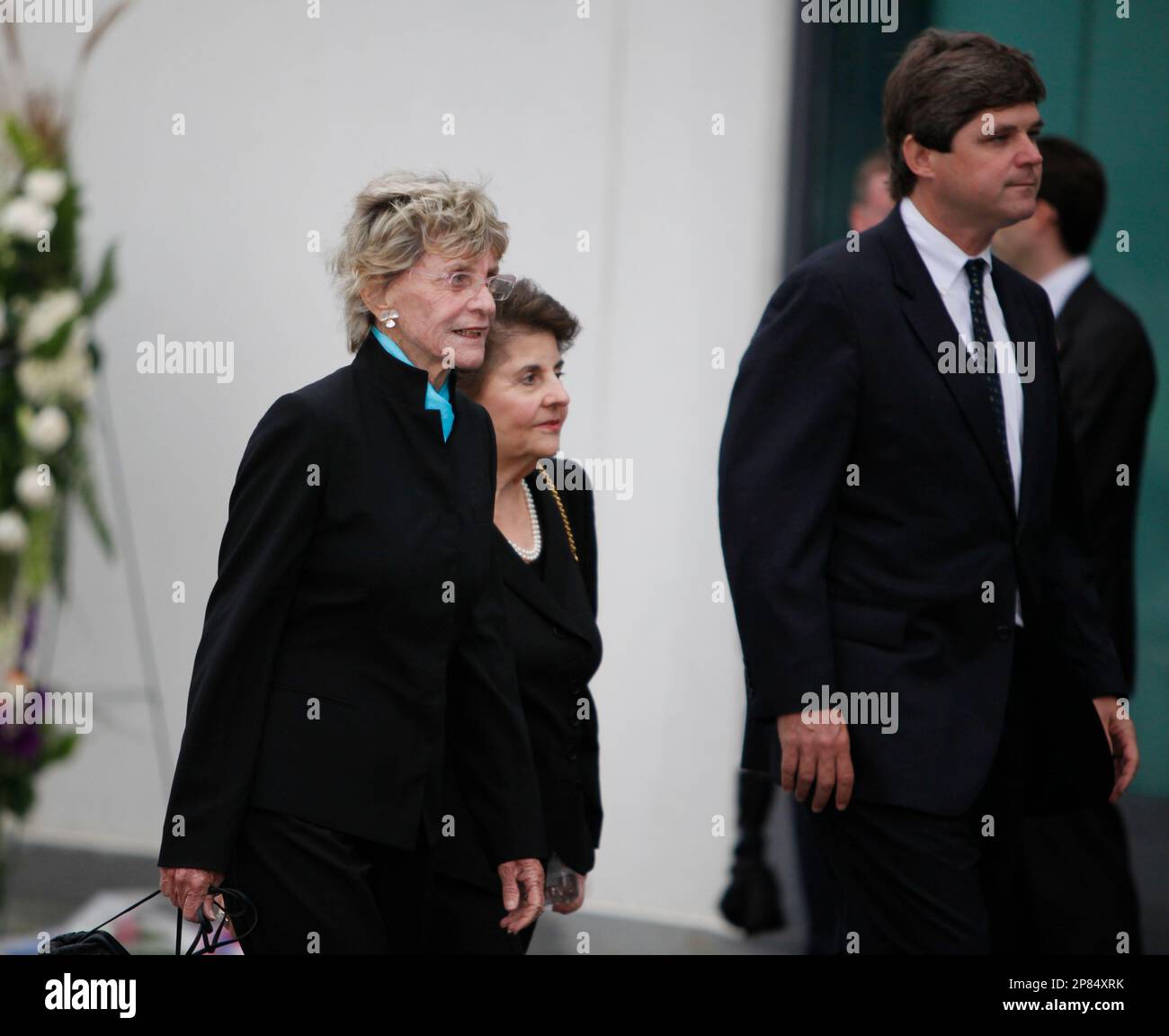 Jean Kennedy Smith, left, last remaining sibling of Sen. Edward Kennedy ...