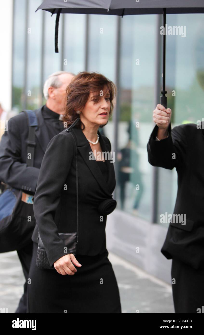 Victoria Kennedy, widow of Sen. Edward Kennedy, arrives for his ...
