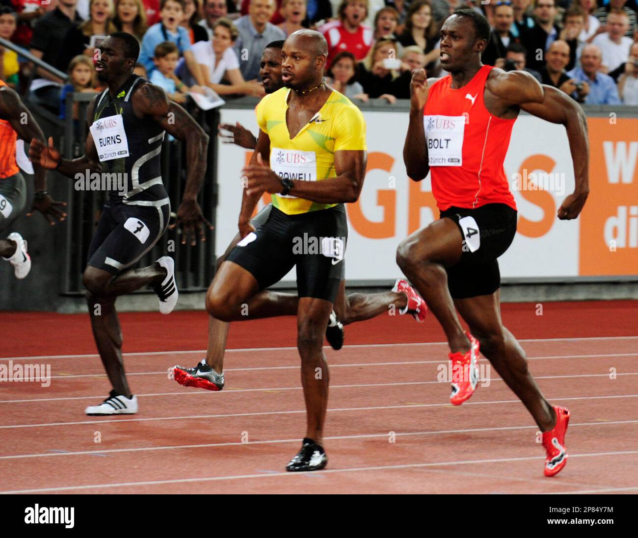 Trinidad's Marc Burns, Trinidad's Richard Thompson partiall seen ...