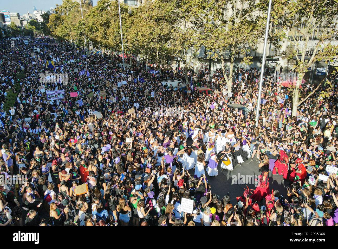 Santiago, Chile. 08th Mar, 2023. (EDITOR'S NOTE: Image taken with a ...
