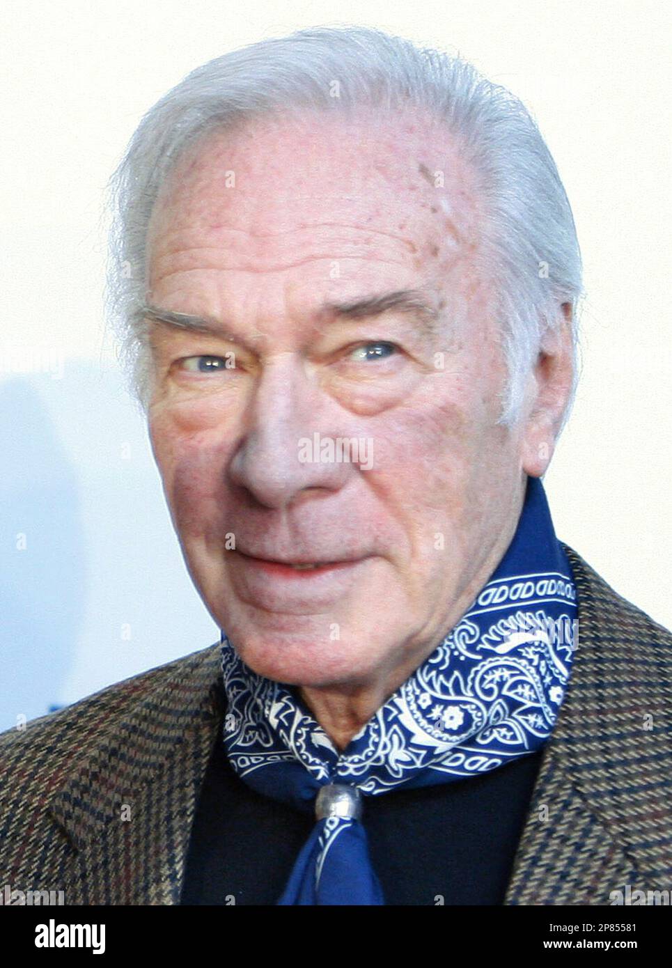 FILE - In this April 4, 2008 file photo, Christopher Plummer poses ...