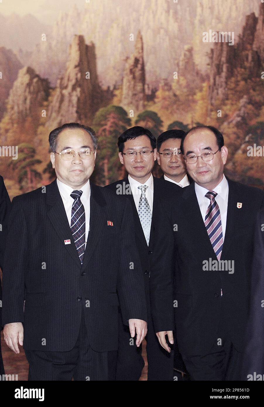 Kim Young-chol, chief delegate and secretary general of the South ...