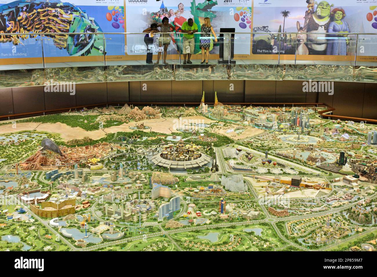 In this Aug. 6, 2009 photo, visitors watch the giant architectural ...
