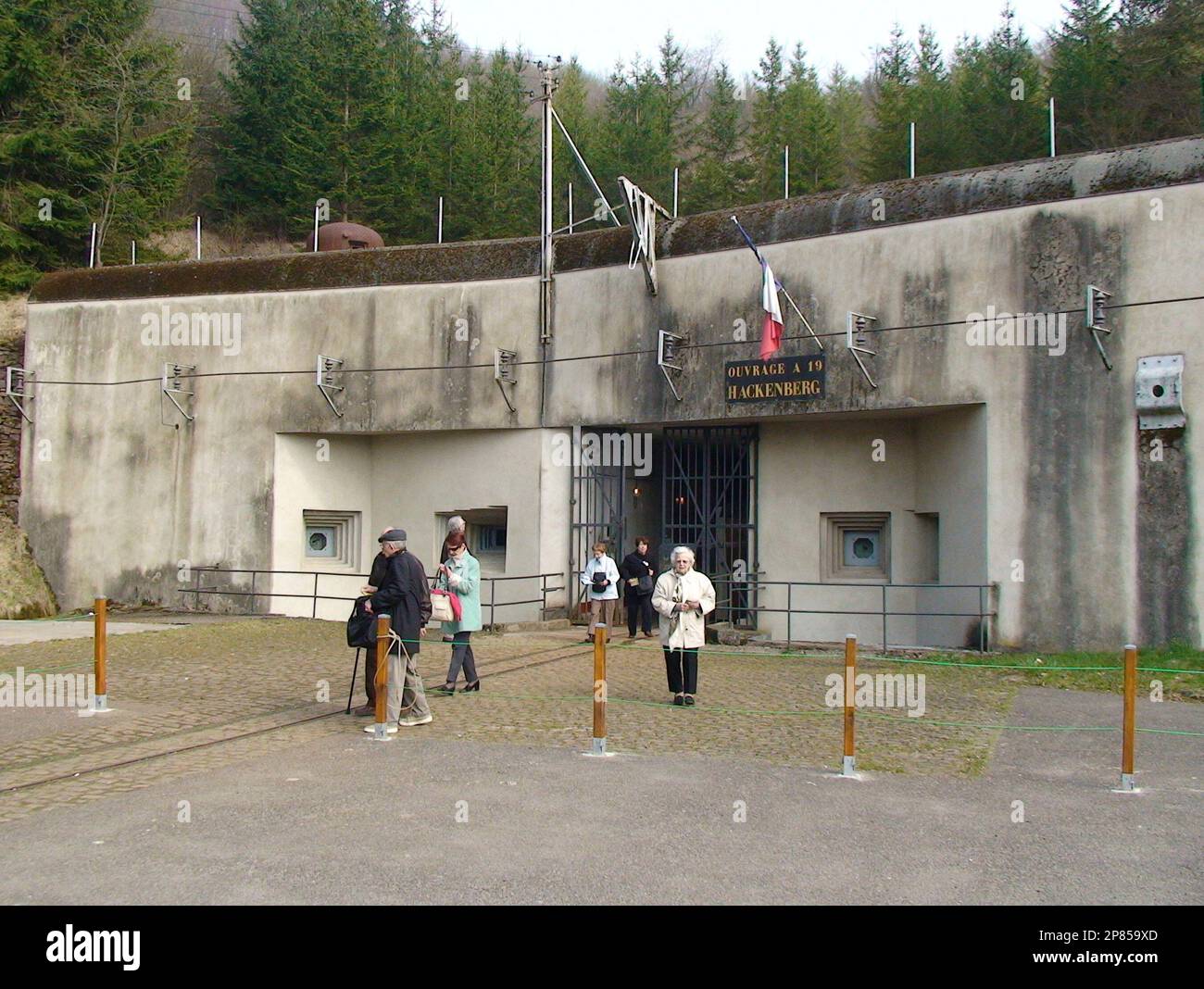 In this April 5, 2009 photo, tourists visit the Hackenberg fortress, in ...