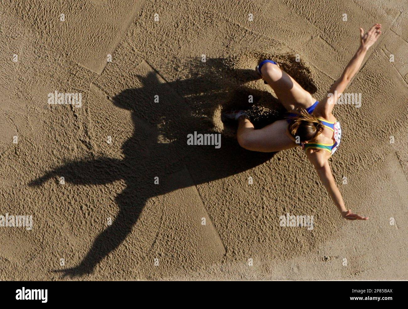 Brazil's Maurren Higa Maggi of Brazil competes in the final of the ...