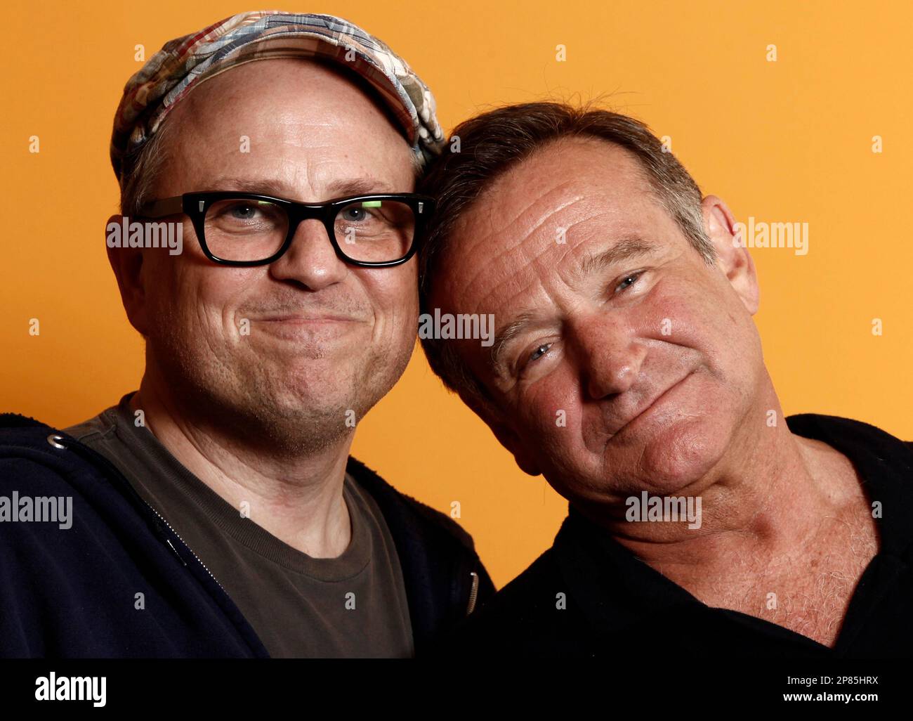 Director Bobcat Goldthwait, left, and actor Robin WIlliams from the ...