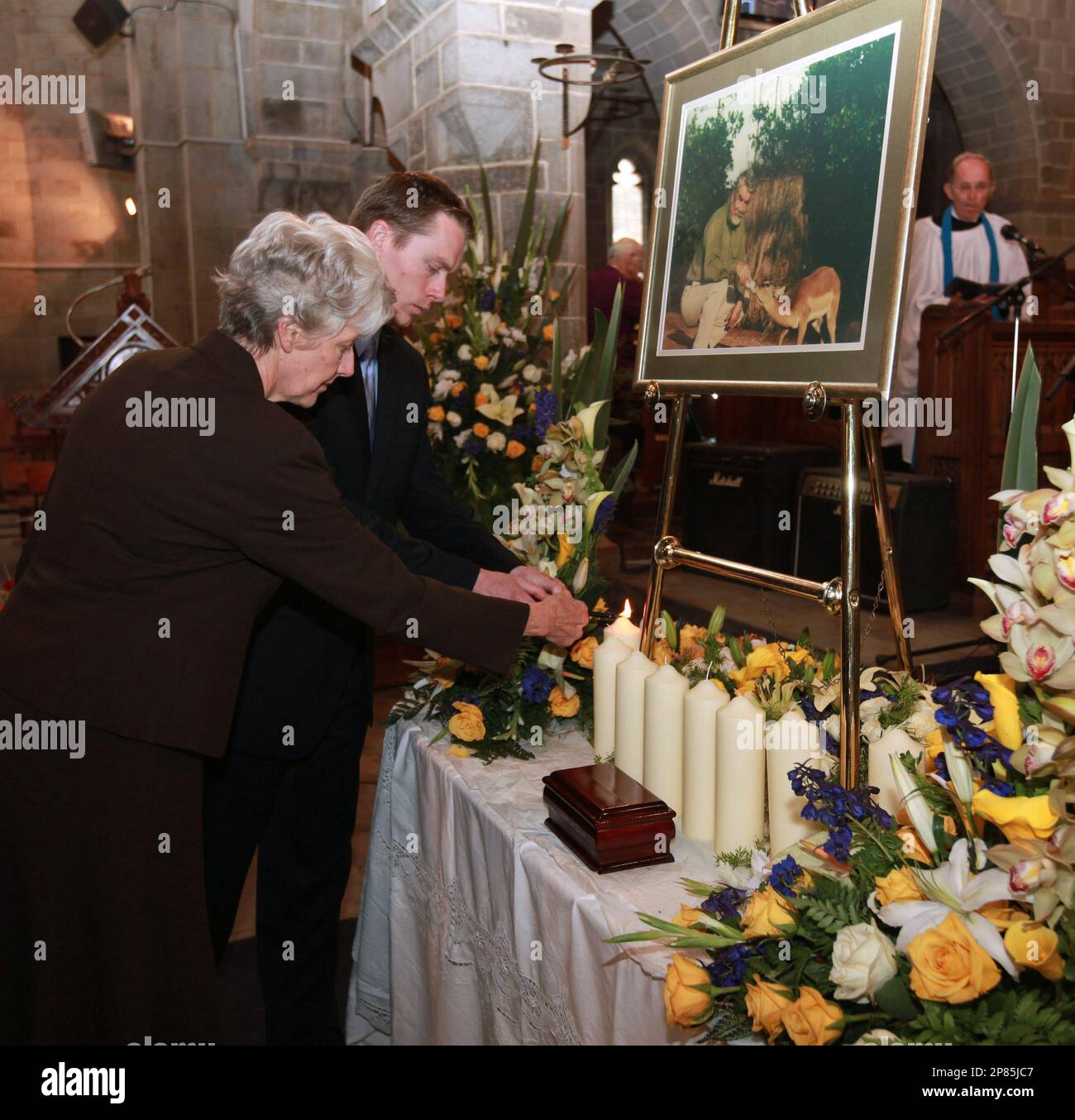 Bruce Bridges and Judy Bridges, son and wife of Campbell Rodney Bridges ...