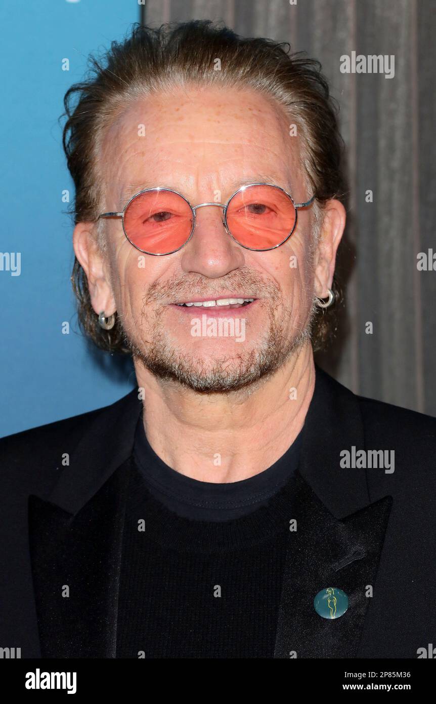 Los Angeles, USA. 08th Mar, 2023. Bono arrives at Bono & The Edge: A ...