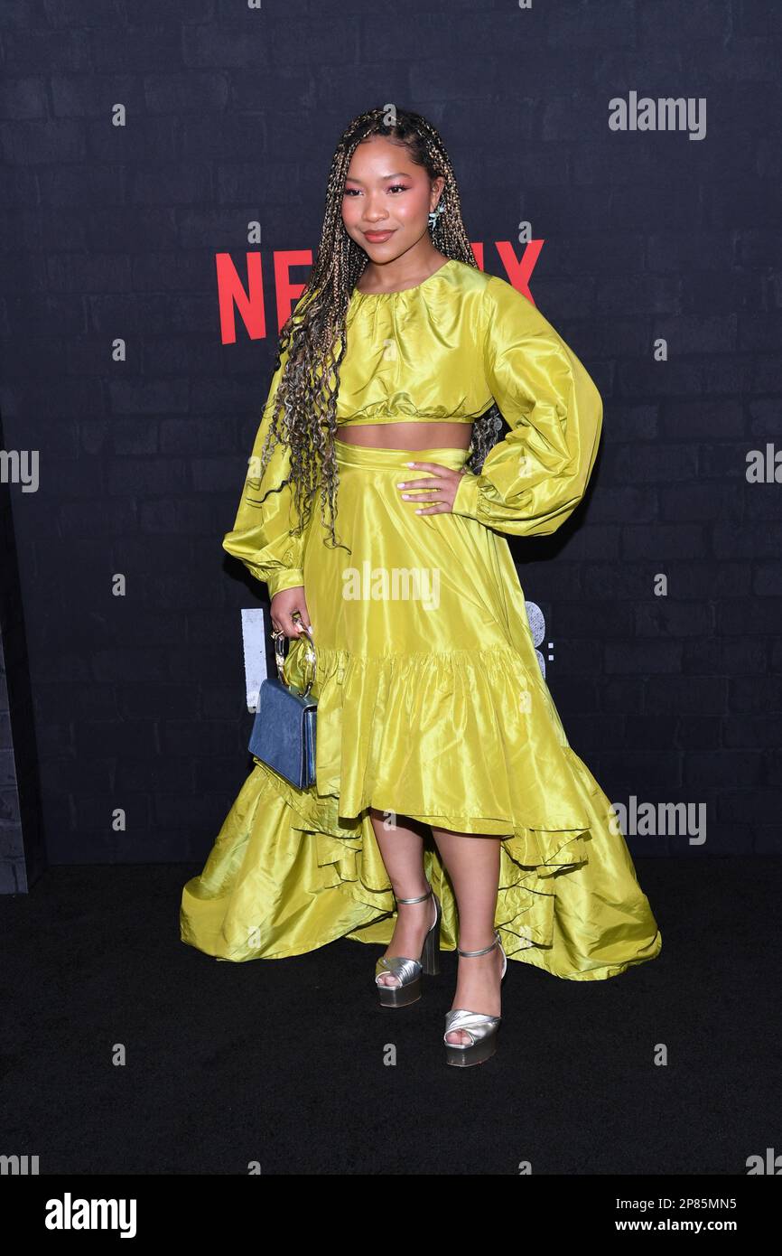 Laya DeLeon Hayes attends the 'Luther: The Fallen Sun' film premiere at ...