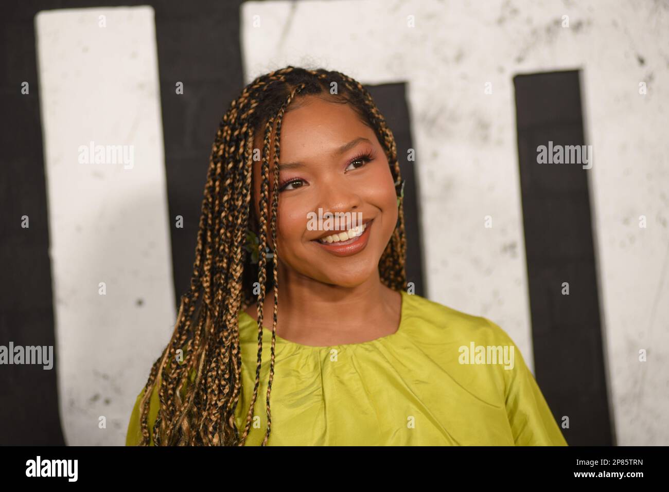 New York, USA. 08th Mar, 2023. Laya DeLeon Hayes attends the 'Luther ...