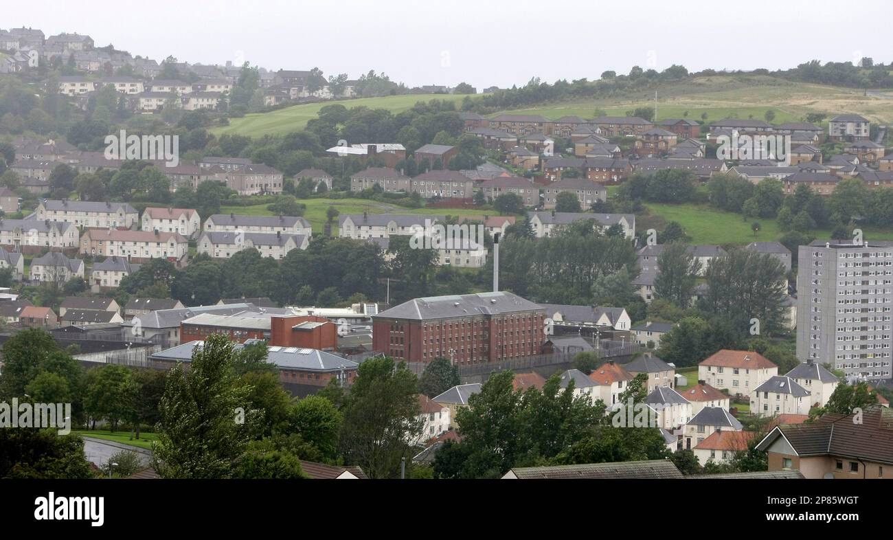 A general view of Greenock Prison in Greenock, Scotland where convicted ...