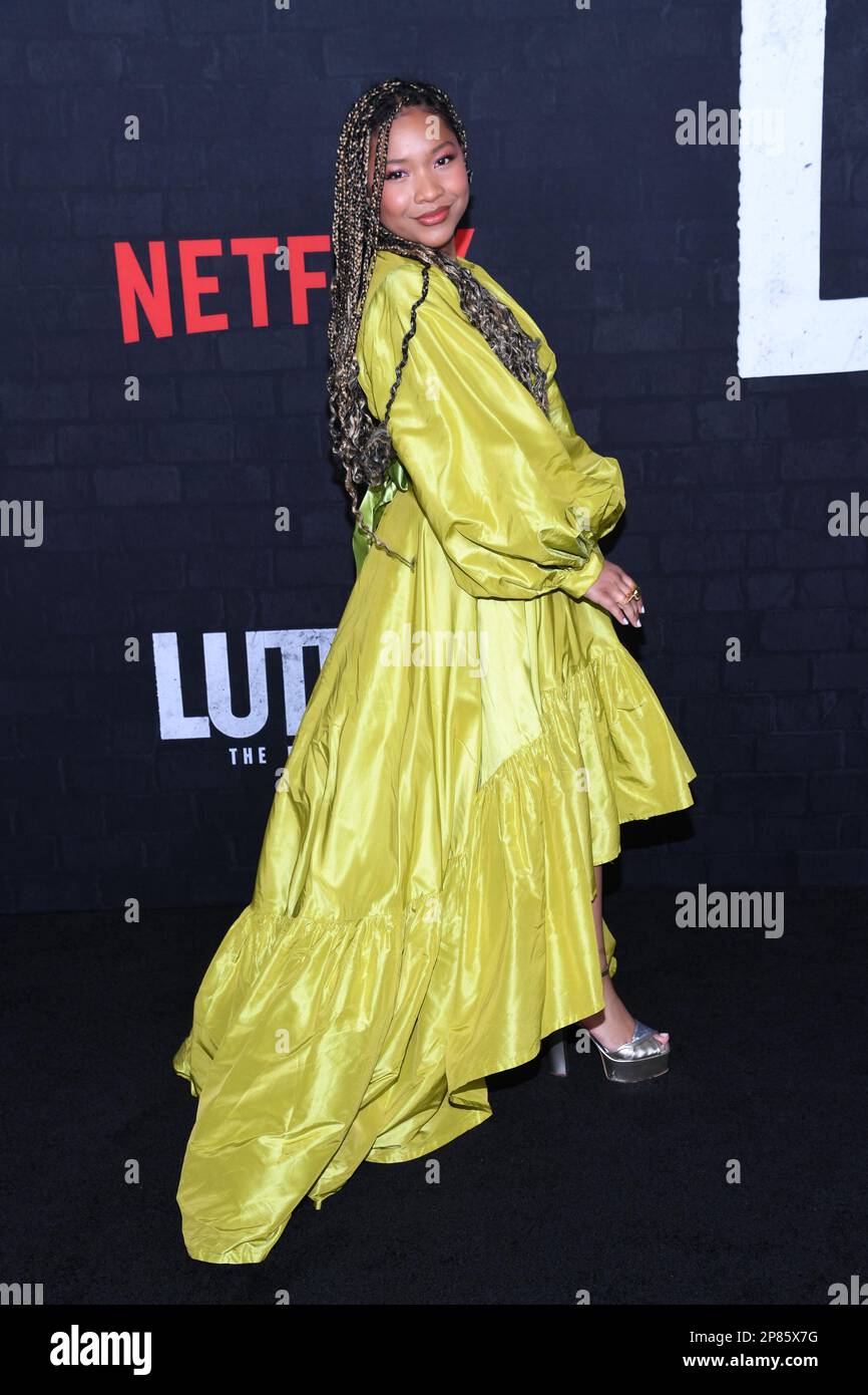 New York, USA. 08th Mar, 2023. Laya DeLeon Hayes attends the 'Luther ...