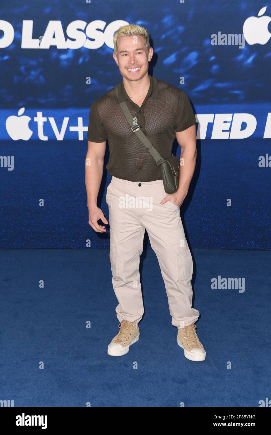 Colton Tran attends the "Ted Lasso" - Season 3 Premiere Stock Photo - Alamy