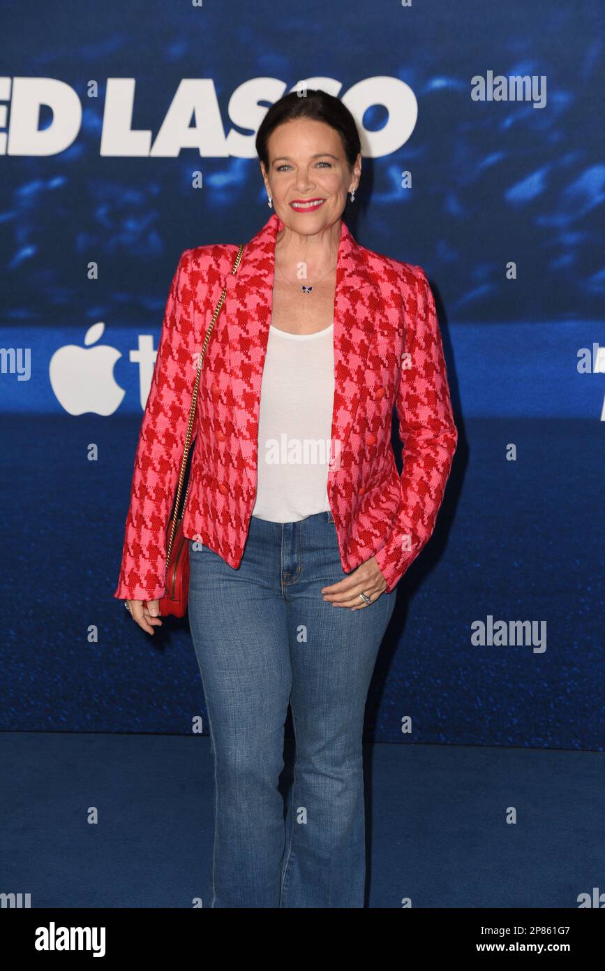 Meredith Salenger attends the "Ted Lasso" - Season 3 Premiere Stock ...