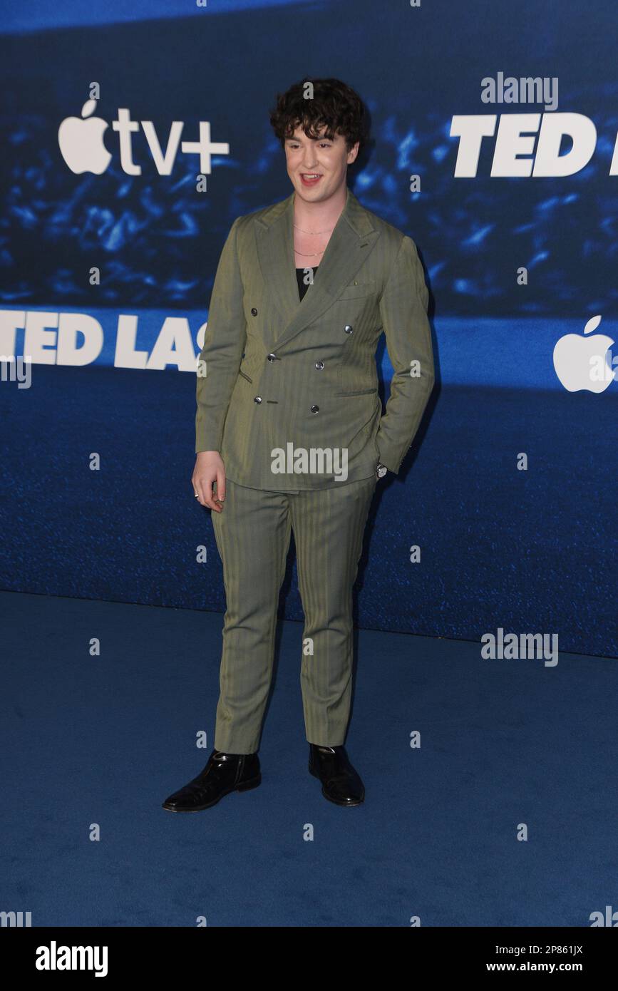 Charlie Hisock attends the "Ted Lasso" - Season 3 Premiere Stock Photo ...
