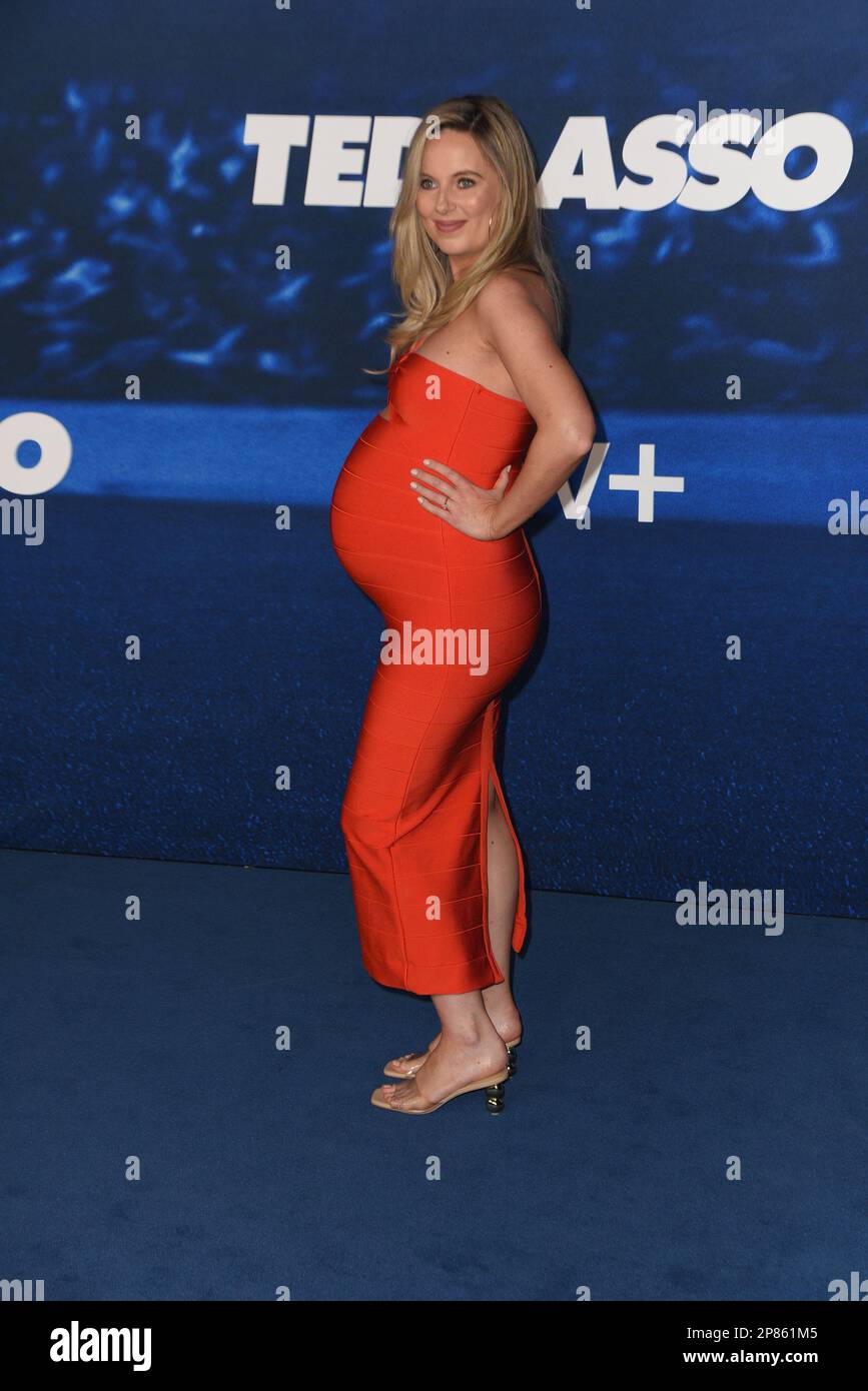 MJ Delaney attends the "Ted Lasso" - Season 3 Premiere Stock Photo - Alamy