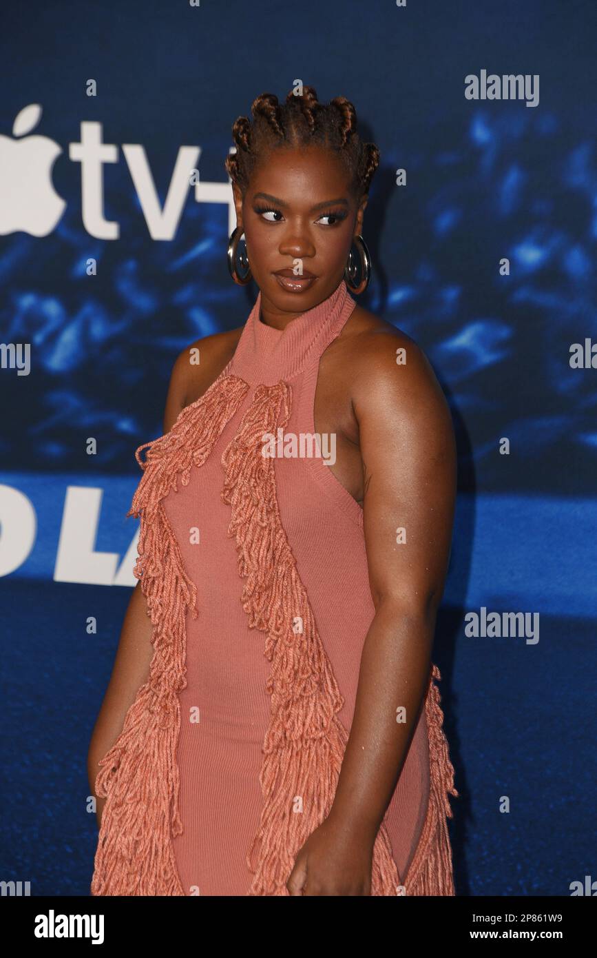 Precious Mustapha attends the "Ted Lasso" - Season 3 Premiere Stock ...