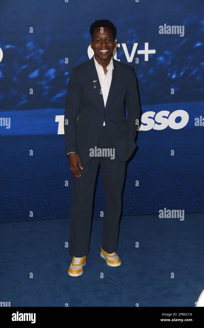 Toheeb Jimoh attends the "Ted Lasso" - Season 3 Premiere Stock Photo ...