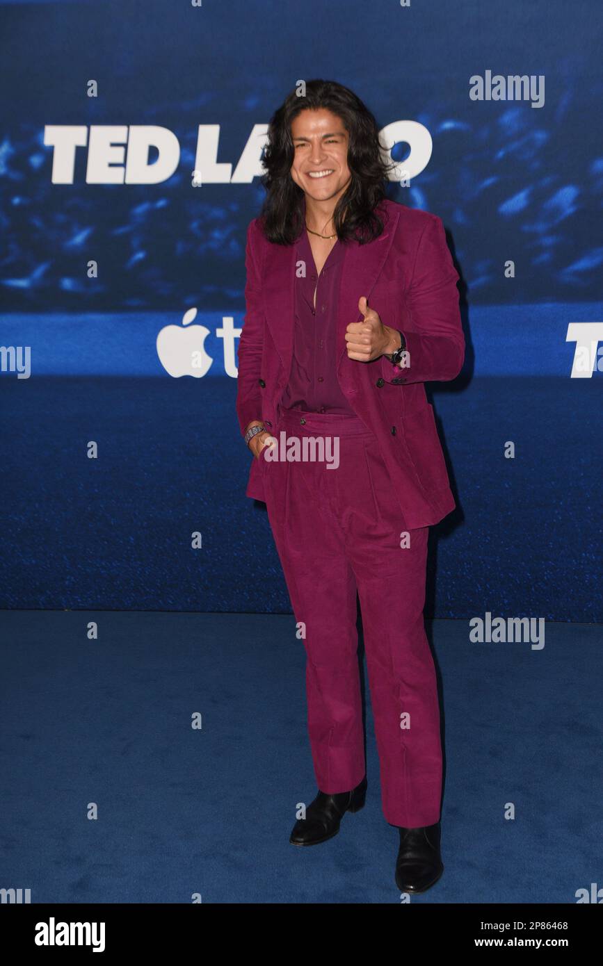 Cristo Fernandez attends the "Ted Lasso" - Season 3 Premiere Stock ...
