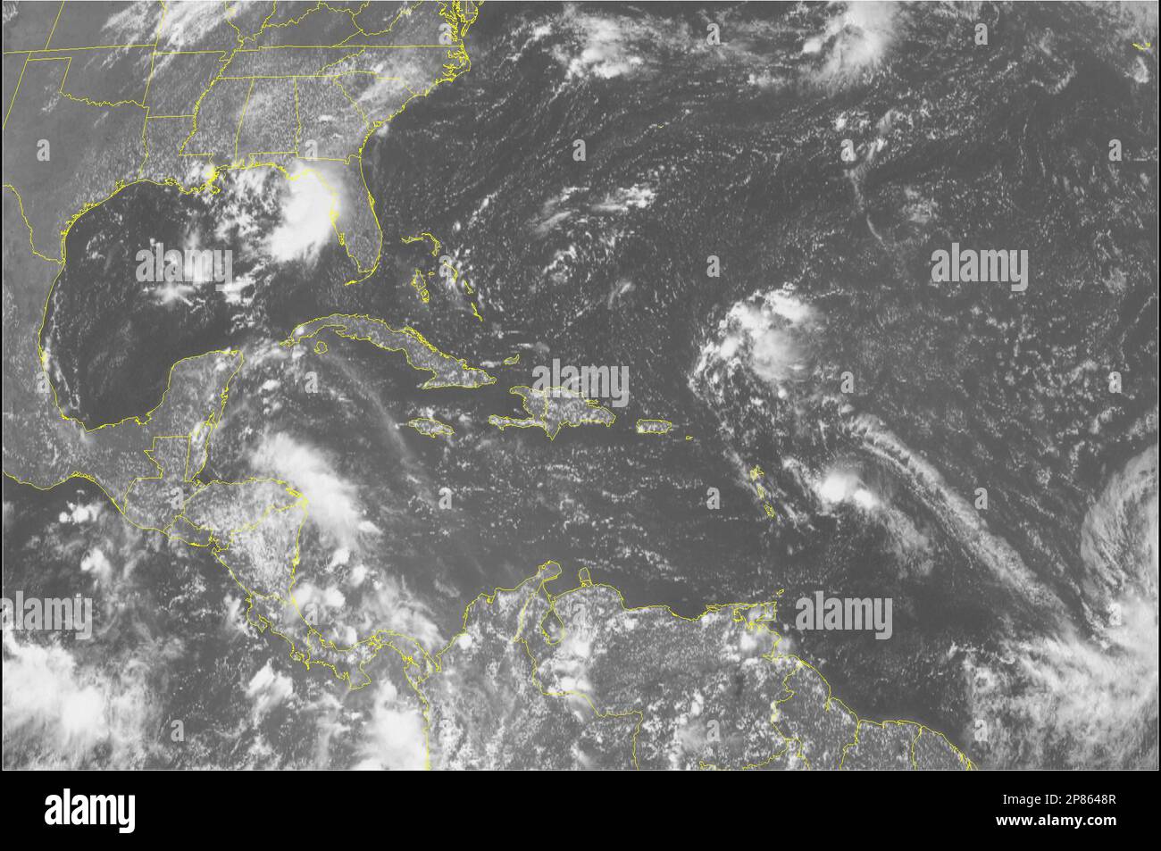 This NOAA satellite image taken Sunday, August 16, 2009 at 01:15 PM EDT ...