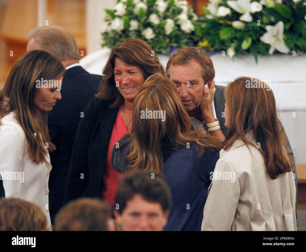 Maria Shriver, daughter of Eunice Kennedy Shriver, far left, and Robert ...