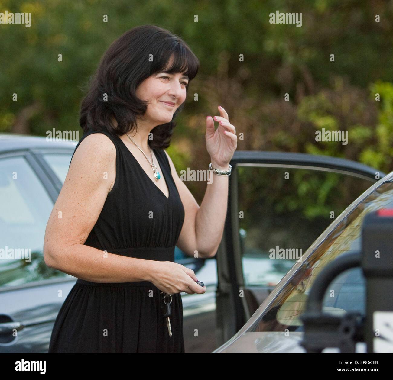 Jenny Lisker, former wife of Bruce Lisker, prepares to leave for a ...
