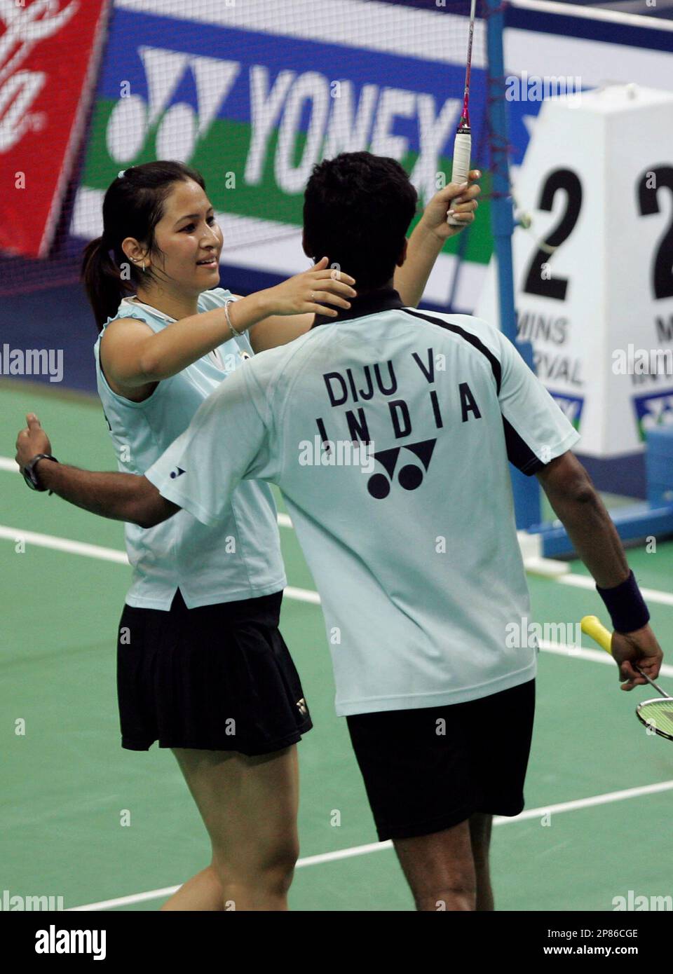 Jwala Gutta And V Diju