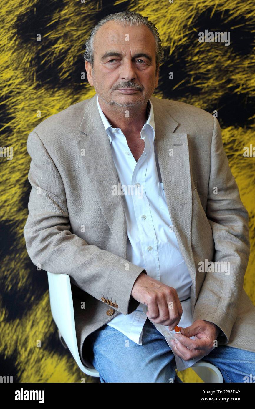 French actor Jacques Nolot poses during a photo call prior to the ...