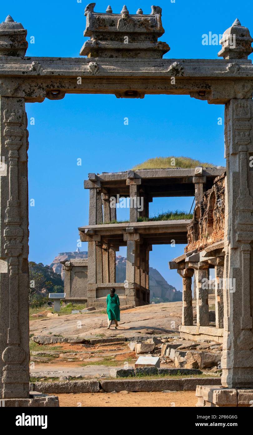 Kings Balance. Hampi, Karnataka, India. Also called as Tula Bhara or ...