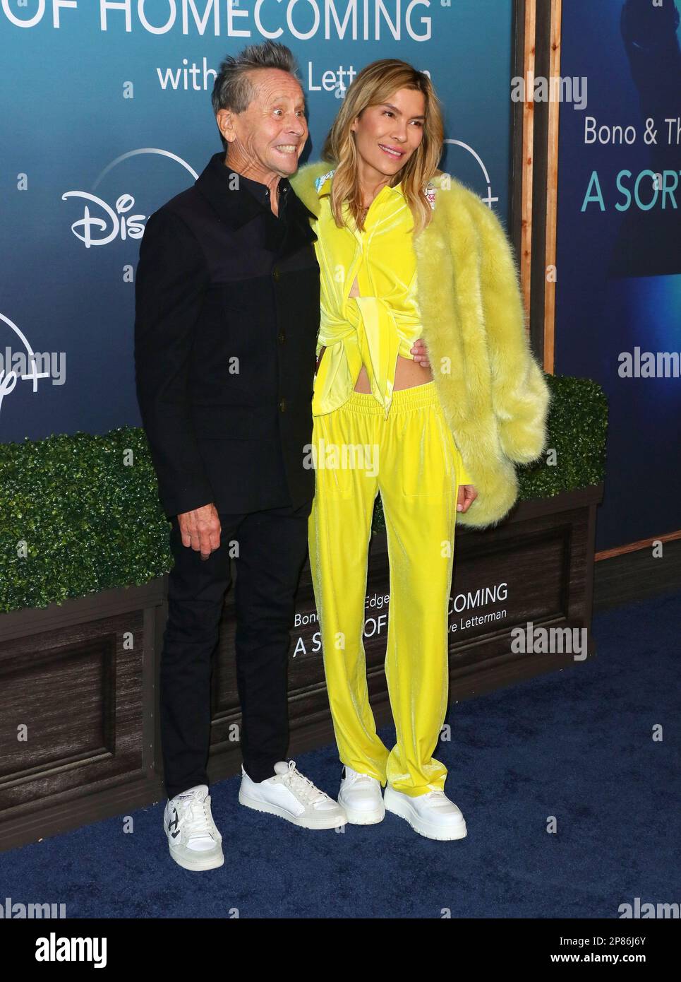 Los Angeles, USA. 08th Mar, 2023. Brian Grazer, Veronica Smiley arrives ...