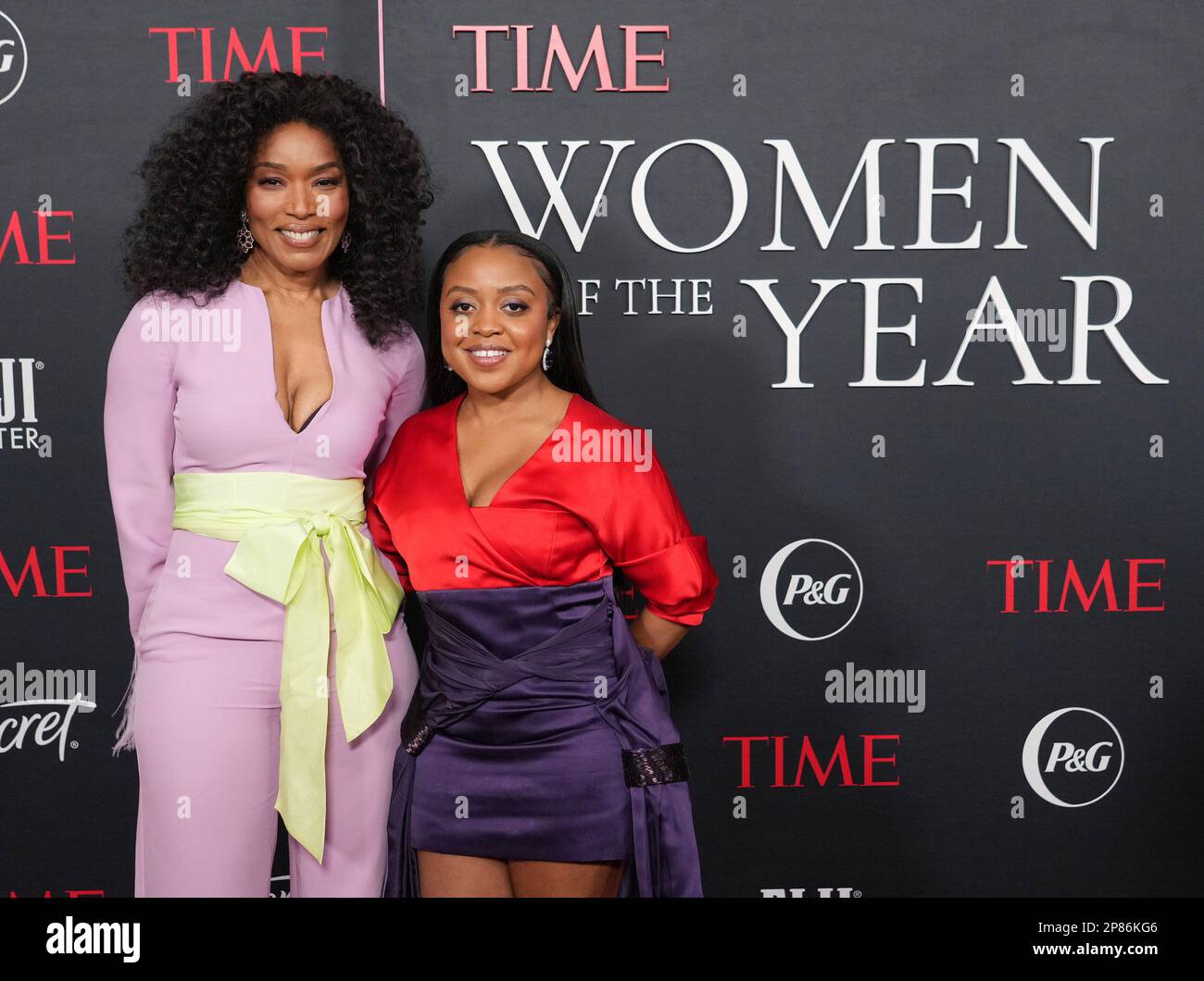 Los Angeles, USA. 08th Mar, 2023. (L-R) Angela Bassett and Quinta ...