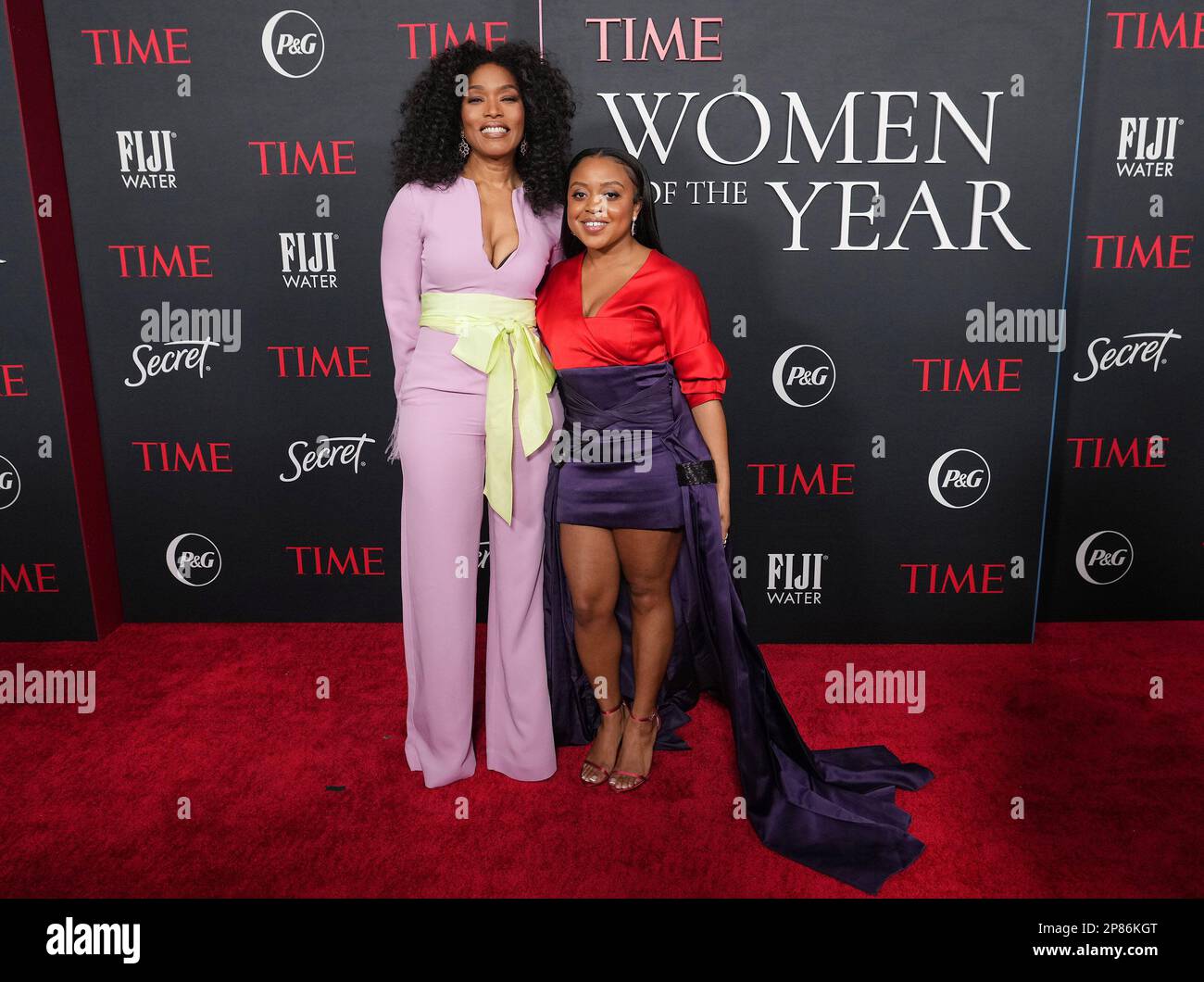 Los Angeles, USA. 08th Mar, 2023. (L-R) Angela Bassett and Quinta ...