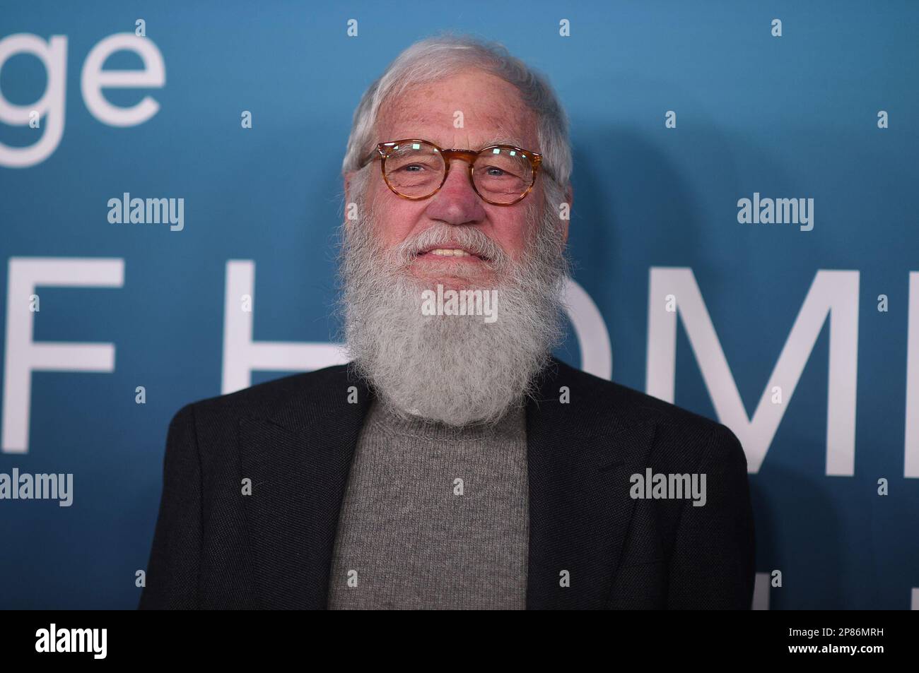 David Letterman arrives at the premiere of "Bono & The Edge: A Sort of ...