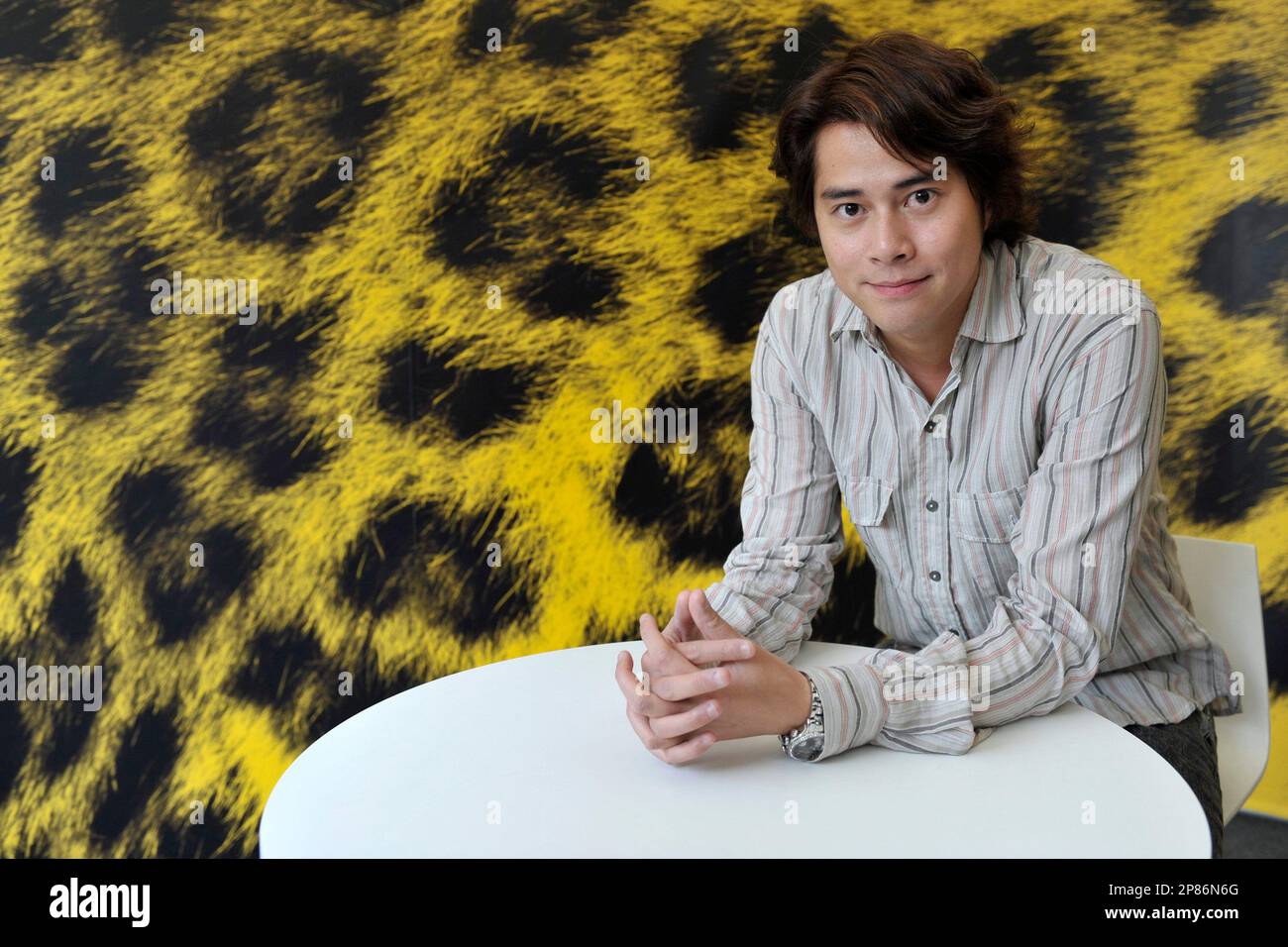 Malaysian actor Chui Man Kin poses during a photo call prior to the ...