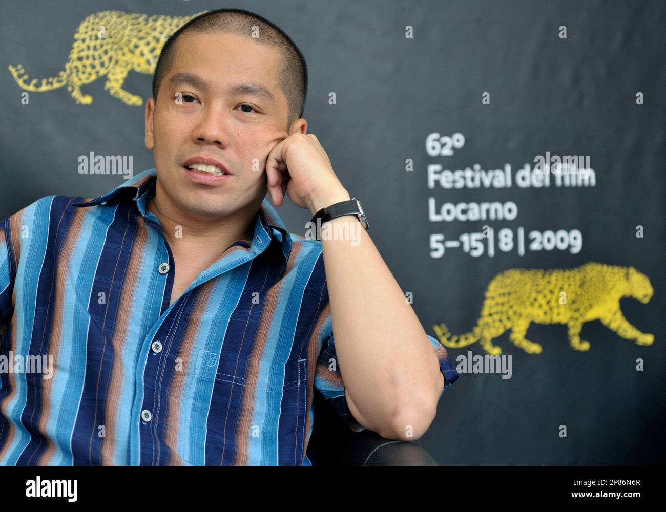 Malaysian director Ho Yuhang poses during a photo call prior to the ...