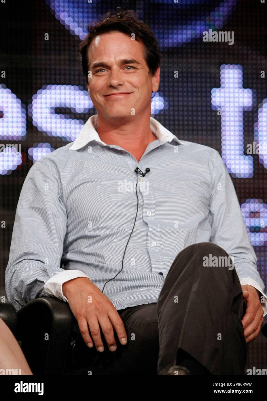 Actor Paul Gross discusses his new television series "Eastwick" at the ...