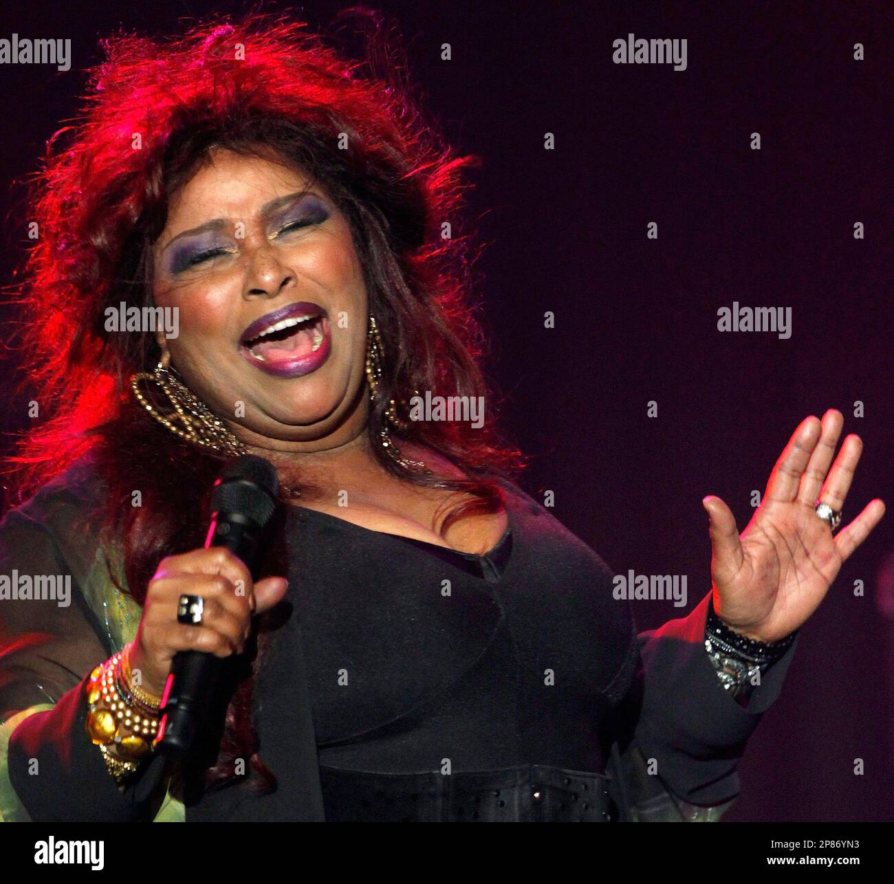 FILE - This July 6, 2009 file photo shows U.S. singer Chaka Khan ...