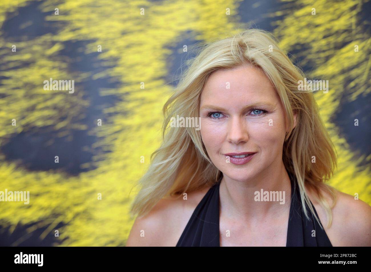 German actress Veronica Ferres poses during a photocall prior to the presentation of Ludi Boeken ...