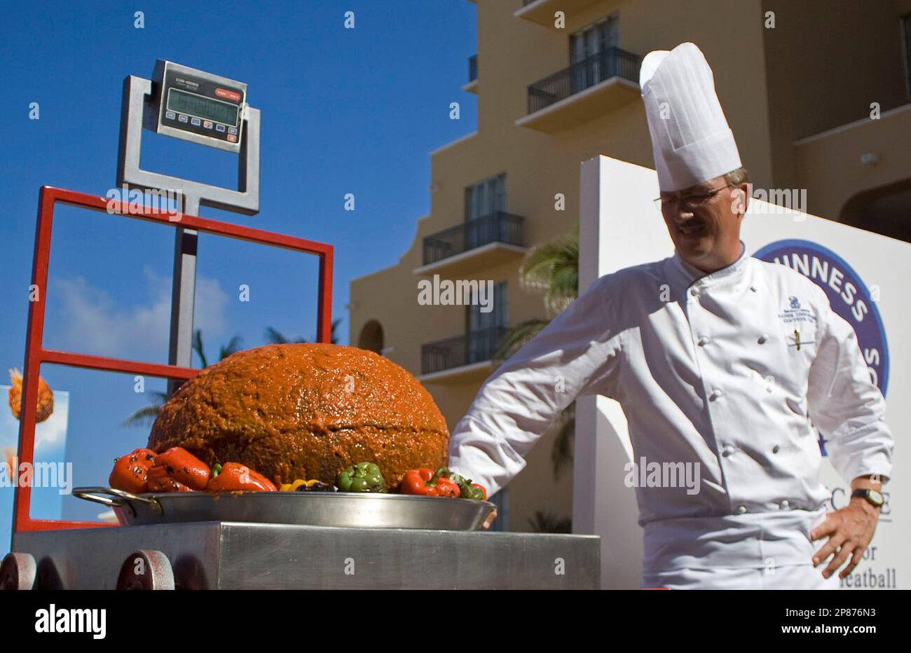 The executive chef of the Ritz Carlton hotel in Cancun, Rainer Zingrebe ...