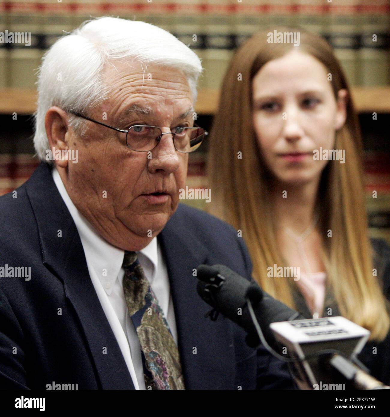 Dawson A. Engle, left, the husband of murder victim Kathy Sue Engle ...