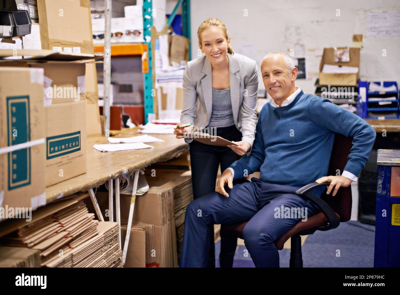 We take care of all your logistical needs. managers at work supervising ...