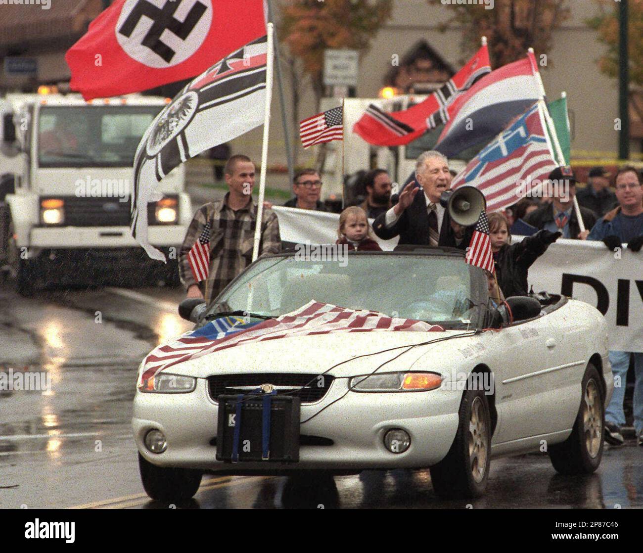 FILE - In this Oct. 28, 2000 file photo, white supremacist Richard ...