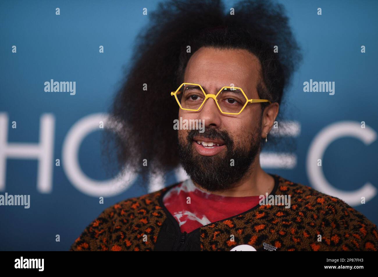 Reggie Watts arrives at the premiere of "Bono & The Edge: A Sort of ...