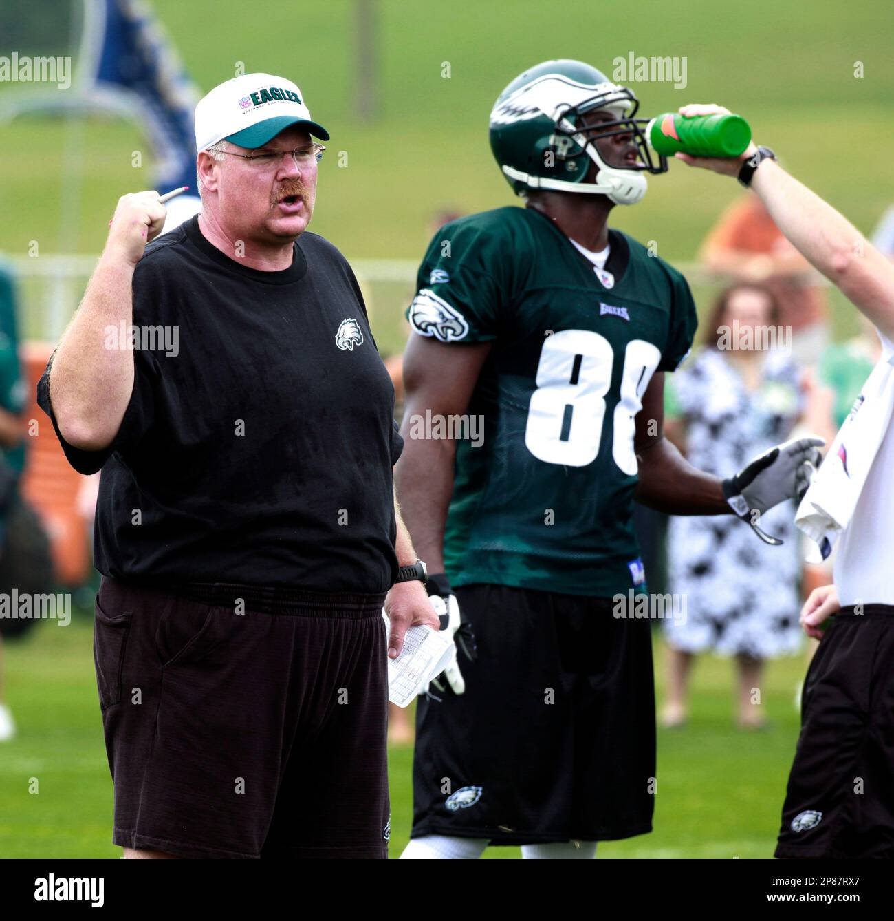 Philadelphia Eagles Head Coach Andy Reid, left, is see along with ...