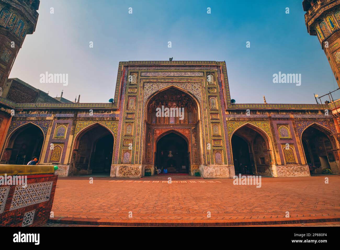 The mosque prayer hall is located in the western part of the area, and ...