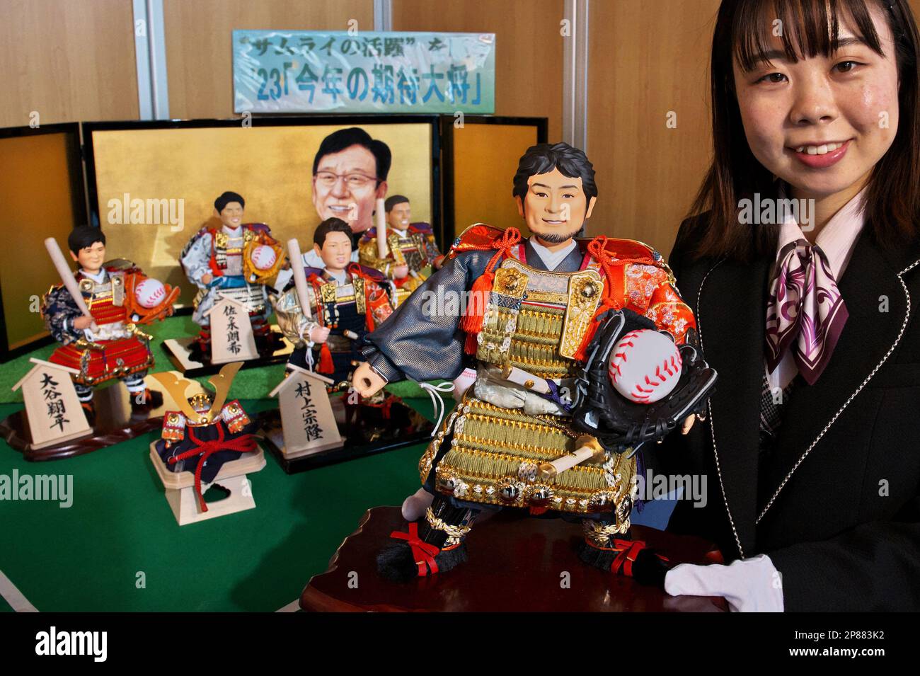 Tokyo, Japan. 09th Mar, 2023. A staff of Japan's traditional doll maker ...