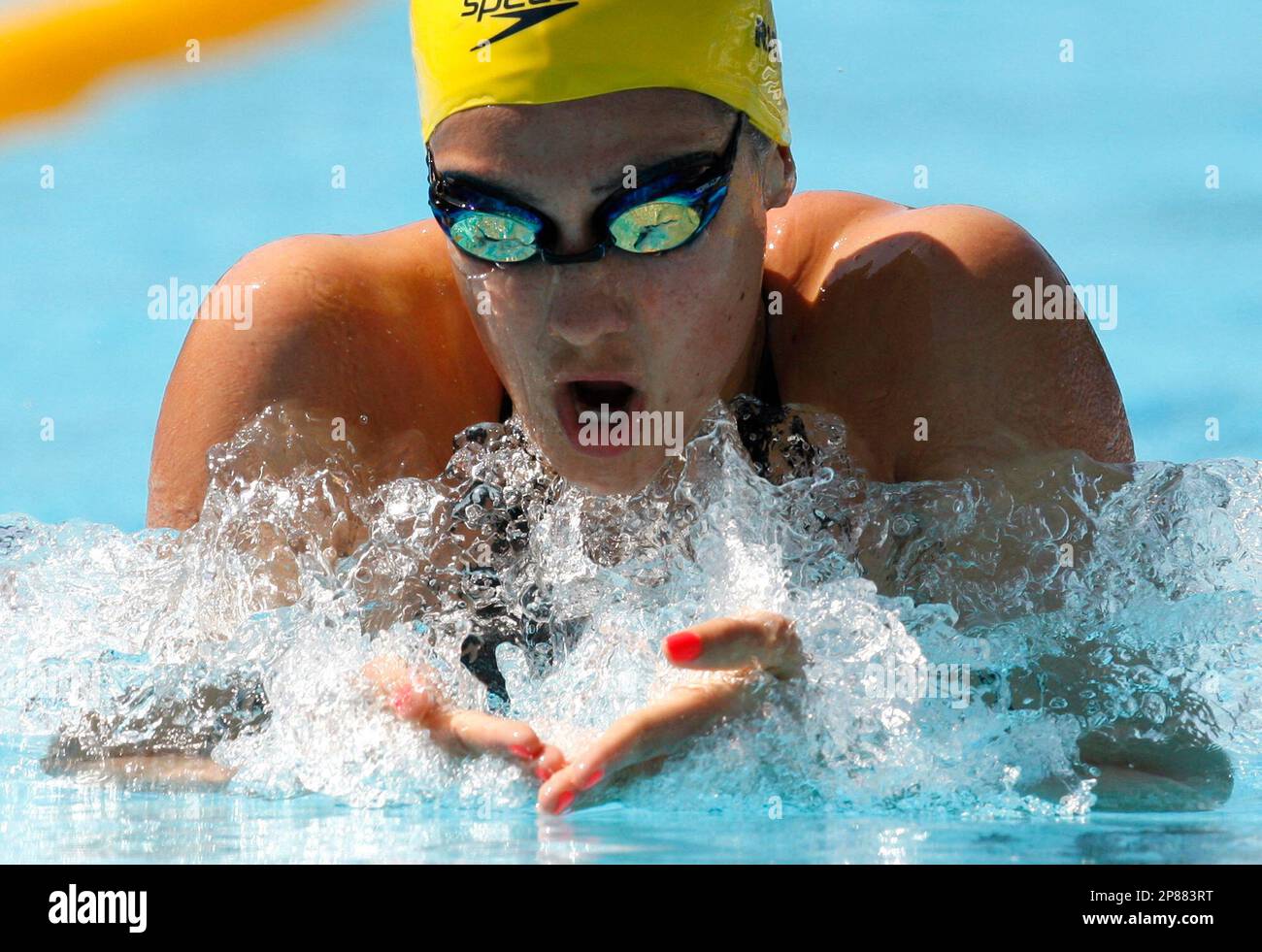 Australia's Stephanie Rice competes in a heat of the Women's 200 ...