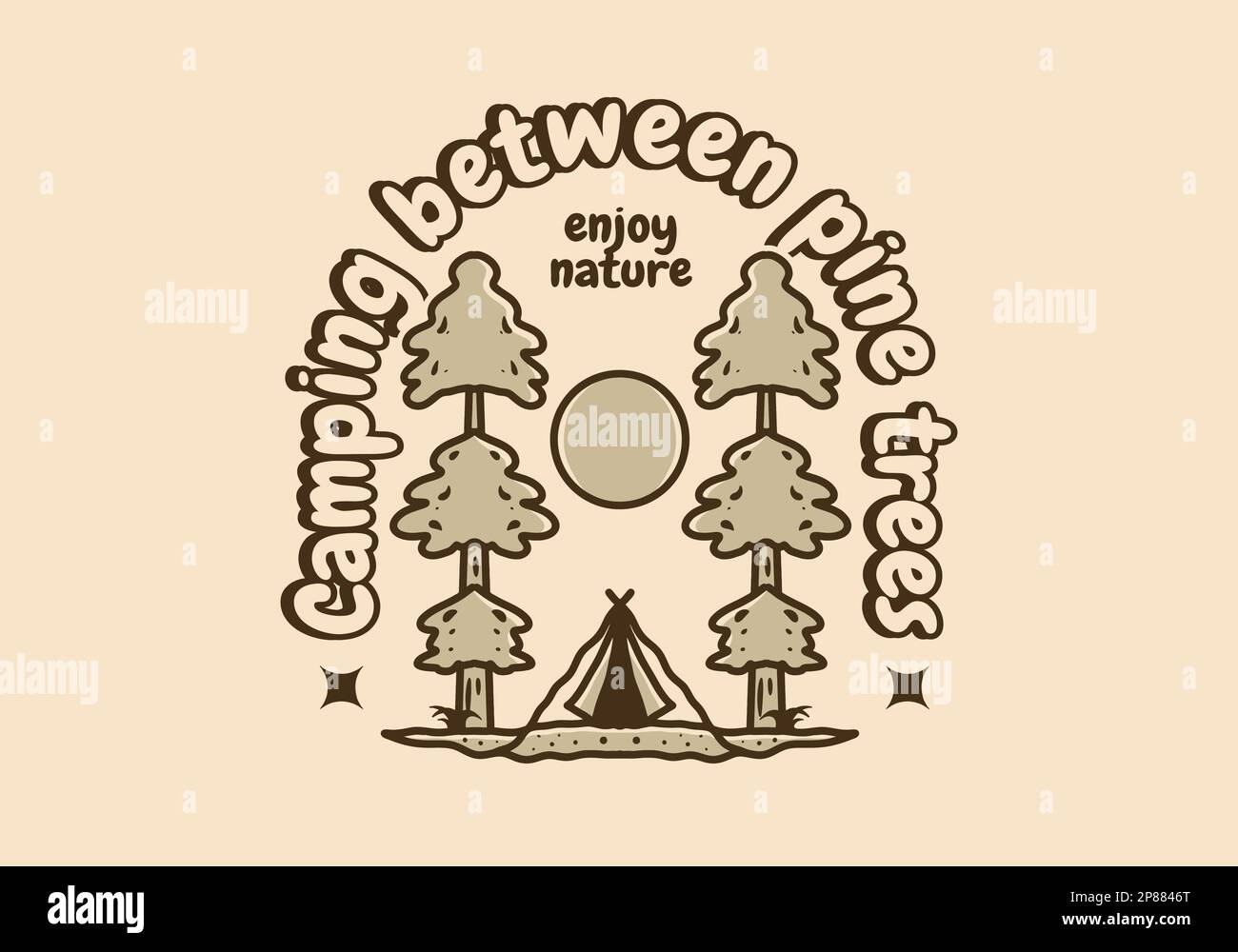 Two tress Stock Vector Images - Alamy