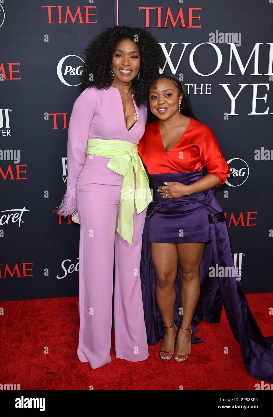 Los Angeles, USA. 08th Mar, 2023. Angela Bassett & Quinta Brunson at ...